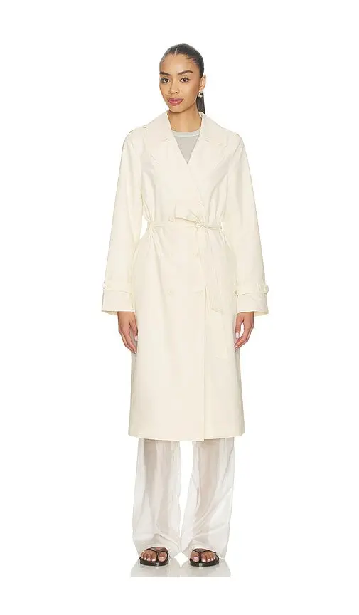 Soia & Kyo Blaire Packable Trench Coat - Sidewalk Chalk | Editorialist